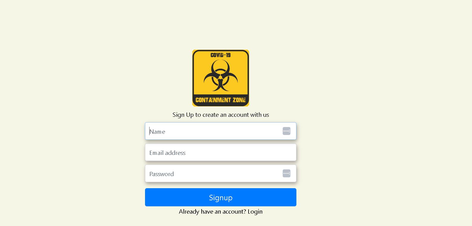 GitHub - TGajanan/Containment-zone-Application-: Here is the reference code for containment zone ...