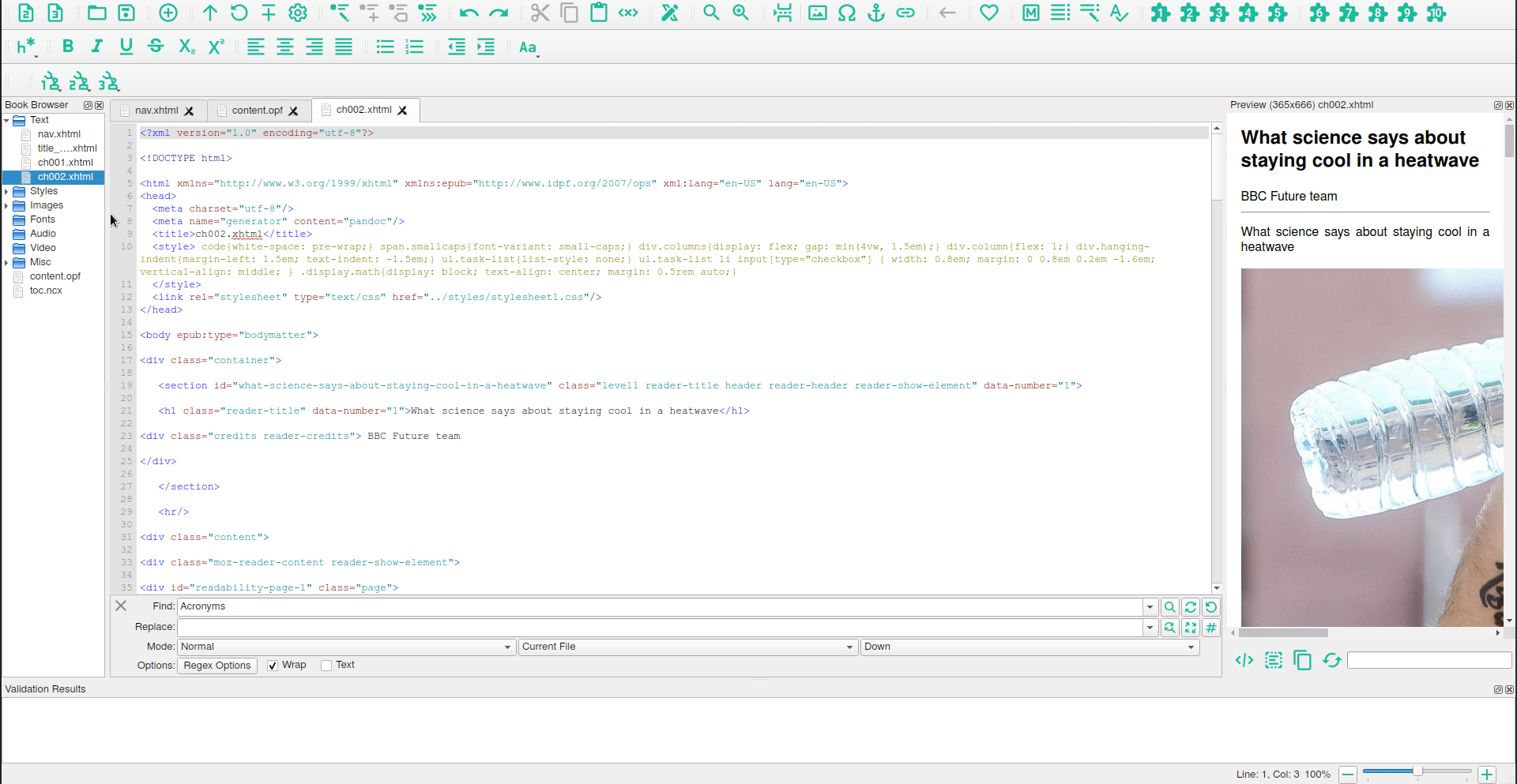 [Bug]: opening xhtml files in pageedit from sigil showing blank pages ...