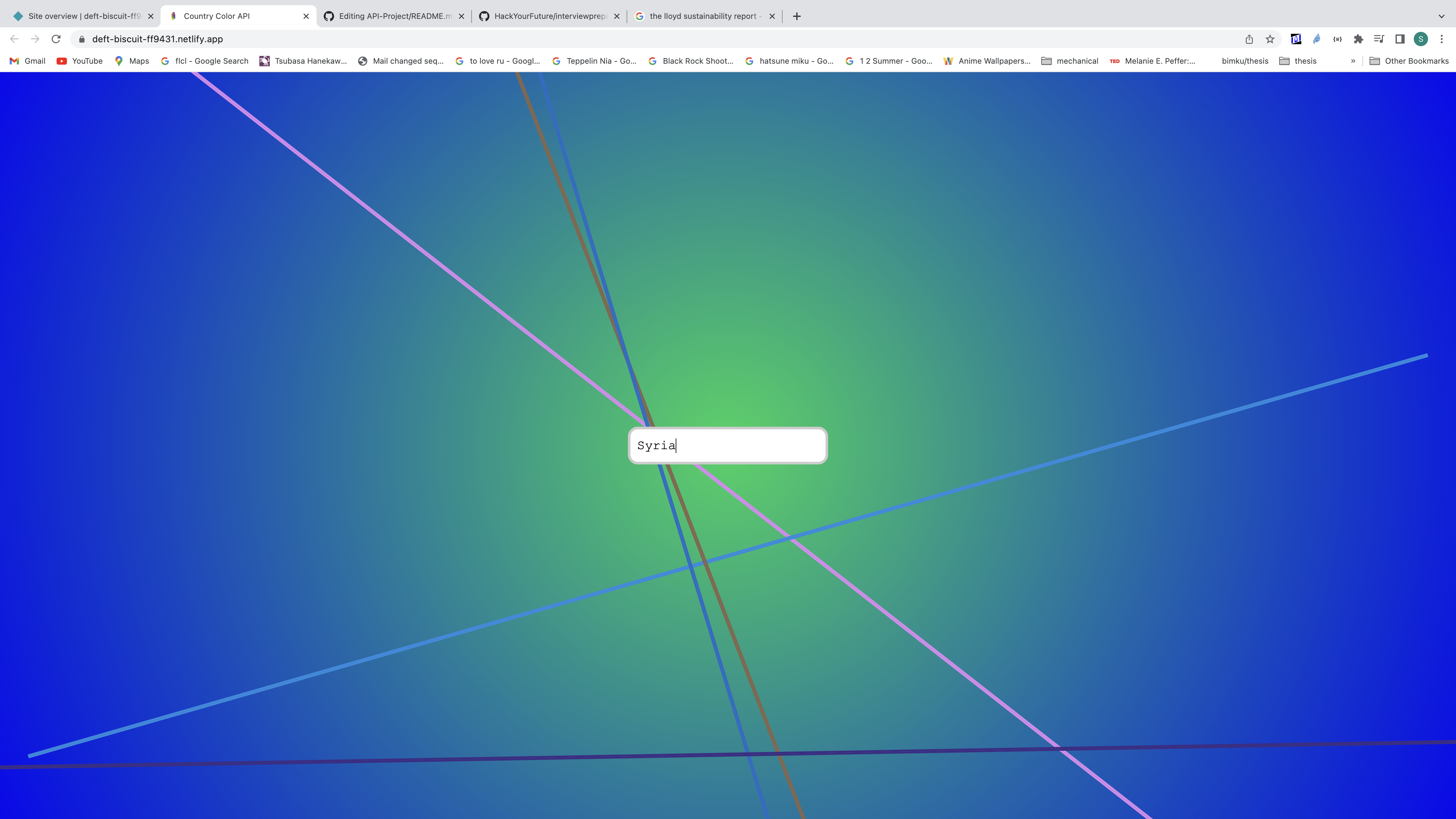 GitHub - Sally-Samaan/API-Project: Country color