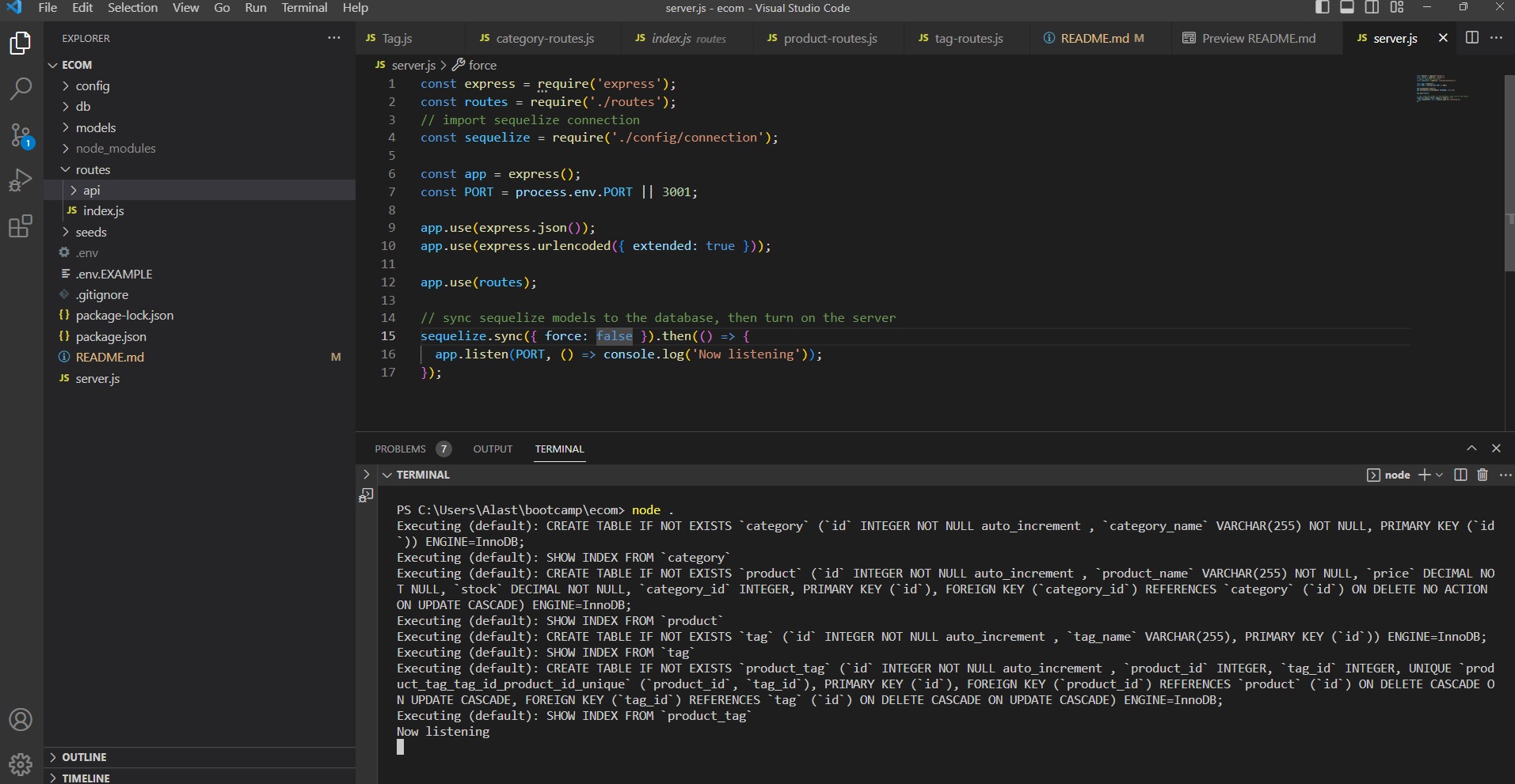 GitHub - AlastairHafield/E-commerce-backEnd-Alastair