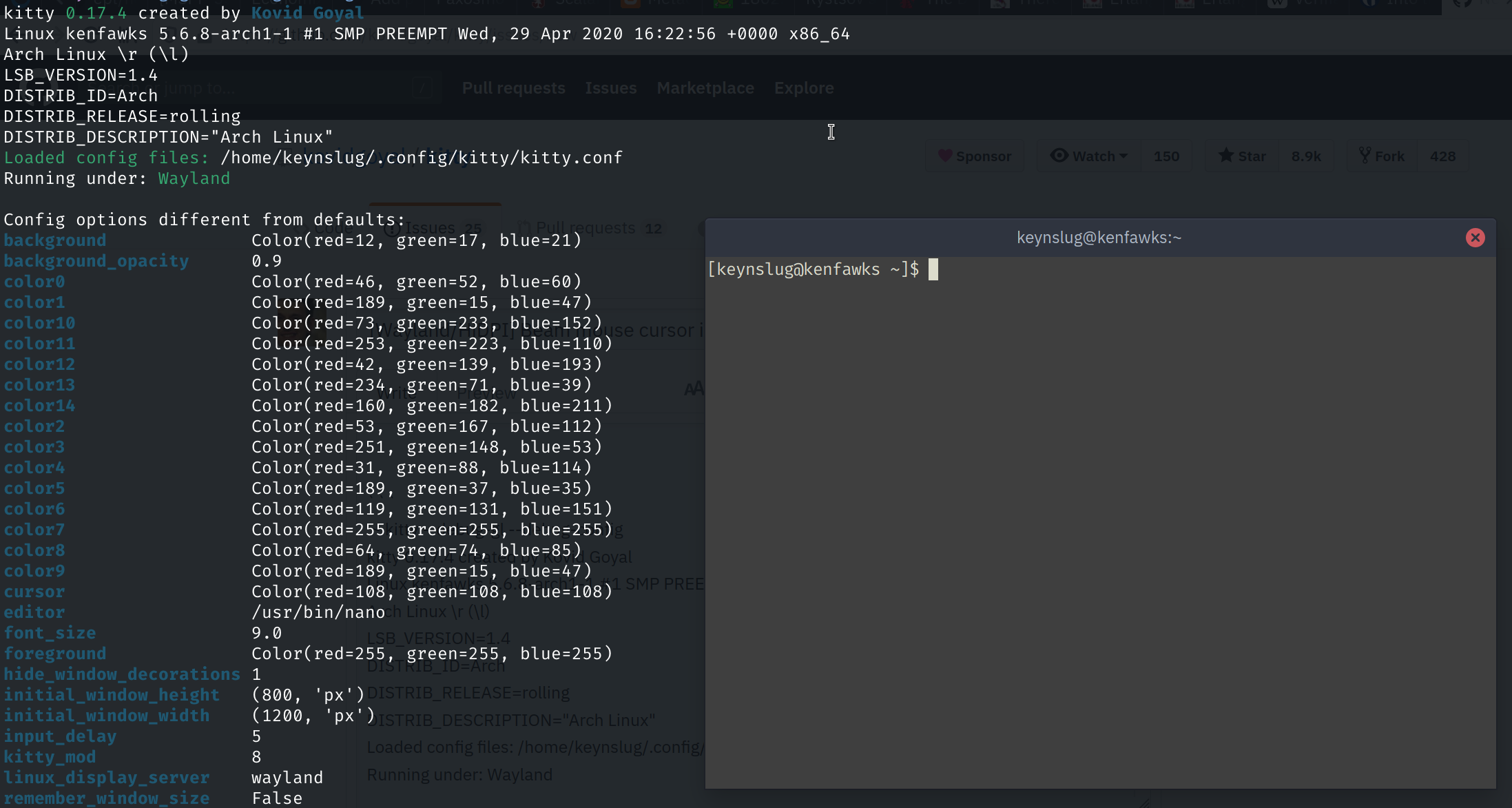 [Wayland+HiDPI] Mouse cursor half as large as it should be · Issue #2647 · kovidgoyal/kitty · GitHub