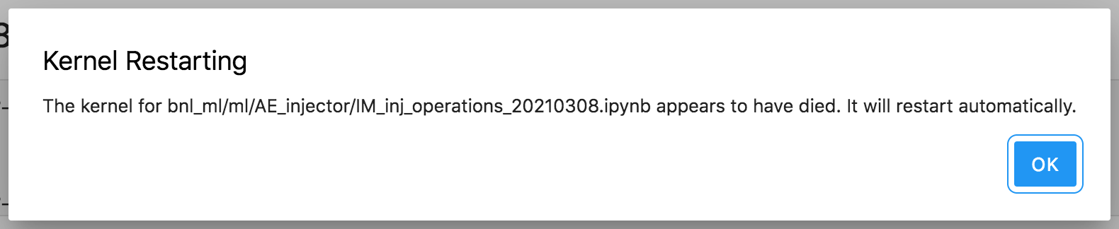 gpu-jupyter kernel restarts for no apparent reason · Issue #224 ...