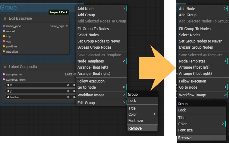 How about quick edit and delete group more efficient? · Issue #1790 · comfyanonymous/ComfyUI ...