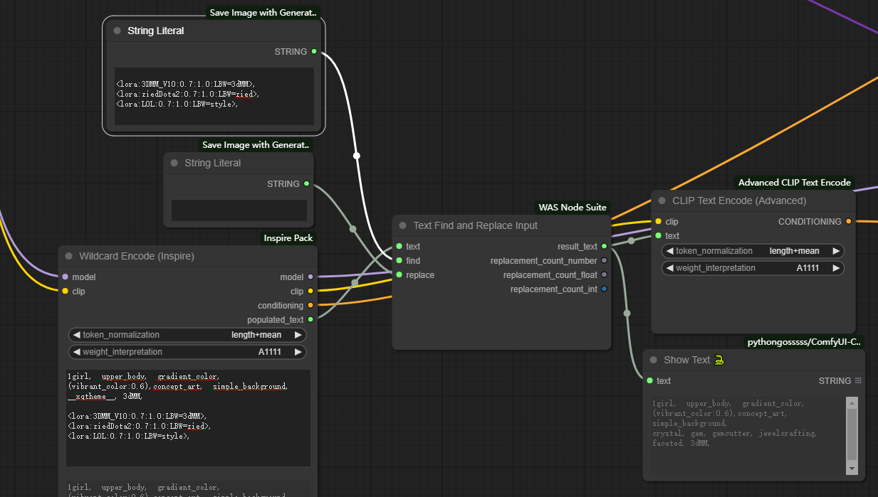 Plz filter without the before output the conditioning in WildCard Encode · Issue #31 · ltdrdata ...