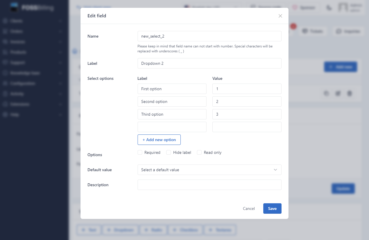 Replace jQuery Alert with Tabler modal for Form Builder by shmshd ...