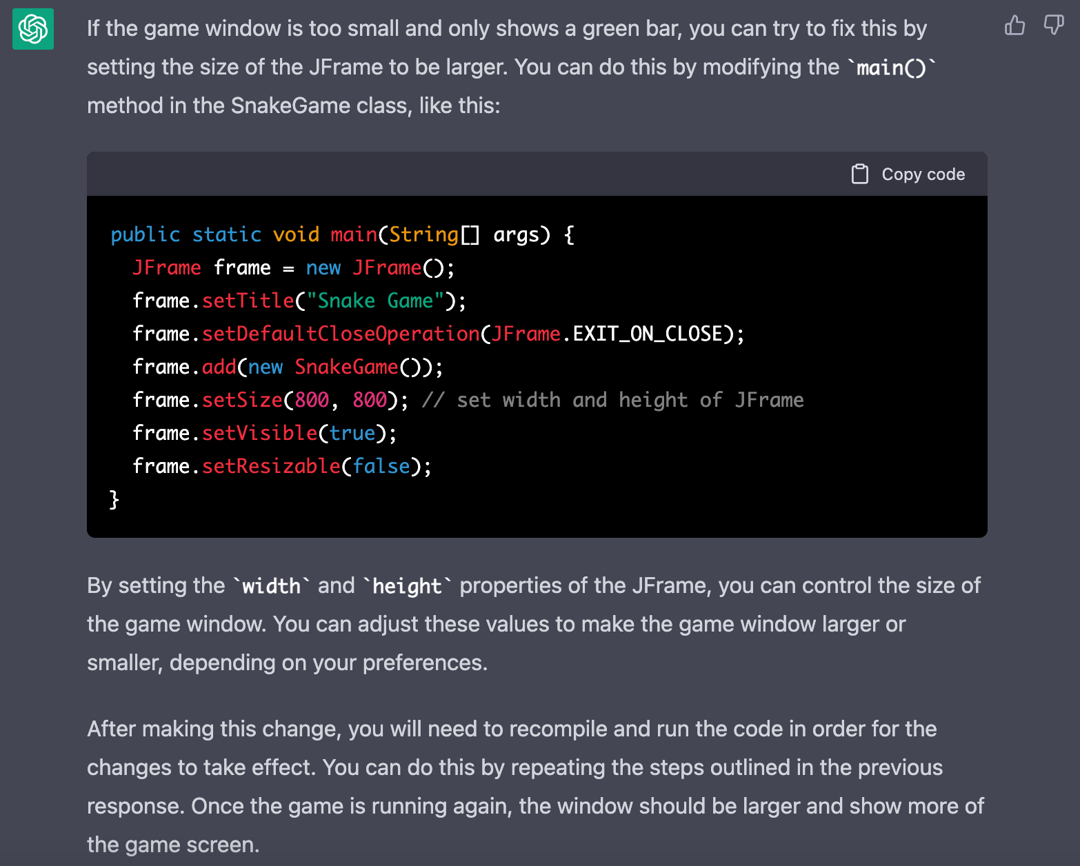 Github Hongjinlin Chatgpt S Snakegame The Code Was Written By