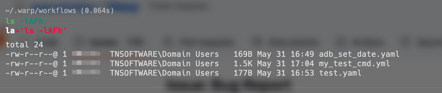 Custom workflow not showing up · Issue #3156 · warpdotdev/Warp · GitHub