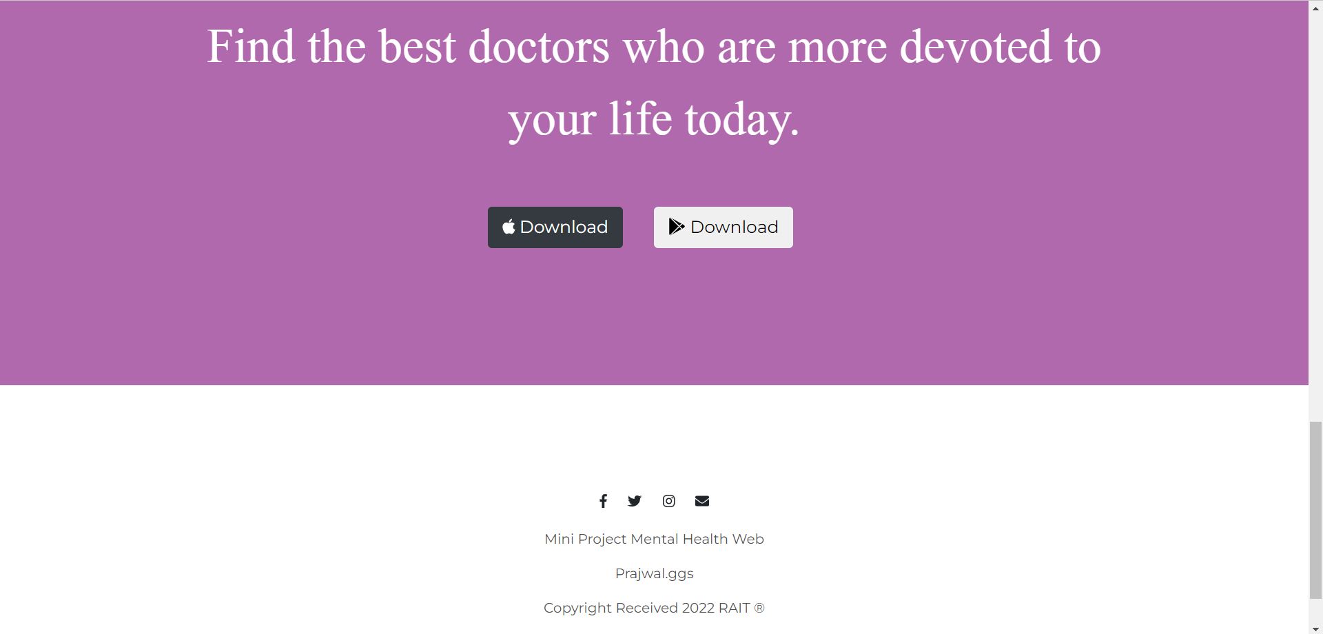 GitHub - prajwalpmaske/Mental-Health-Site-landing-page: 🧠 Passionate about Mental Health and ...
