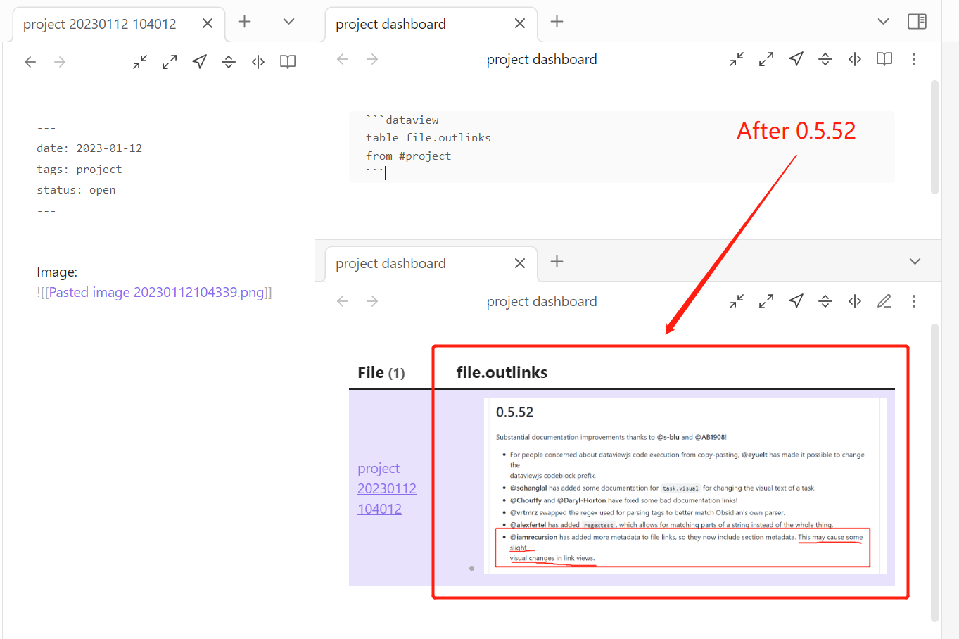 the links of picture attachment can not be shown normally when using command `=this.file ...
