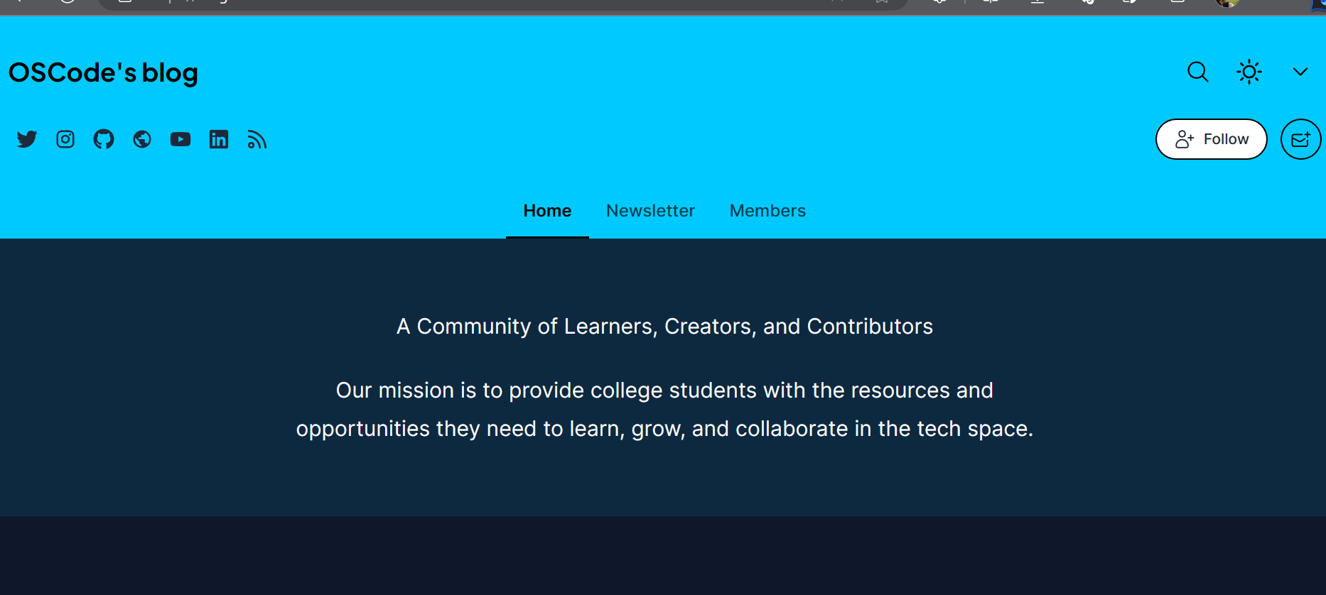 Feat Add Navbar In Blog Section · Issue 1520 · Oscode Communityoscodecommunitysite · Github