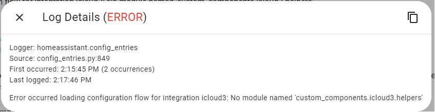 message:"Invalid handler specified" · Issue #259 · gcobb321/icloud3 · GitHub