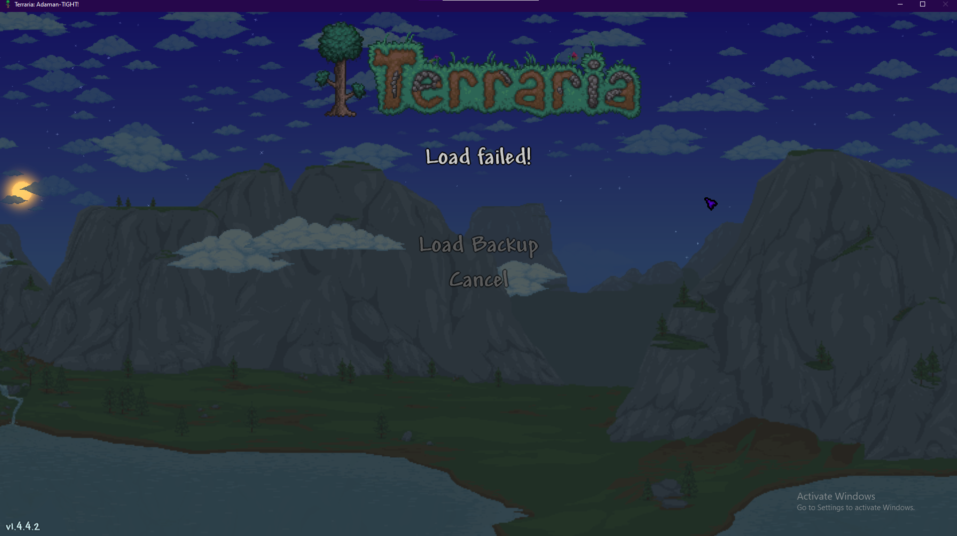 World Load Failed · Issue 1671 · Teditterraria Map Editor · Github