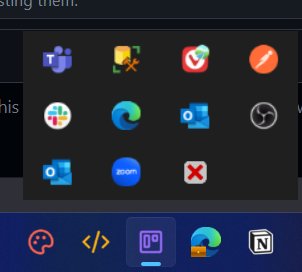 Feature for Grouped Taskbar Icons · Issue #28918 · microsoft/PowerToys ...