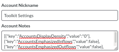 [FEATURE REQUEST] Store settings and flag names in notes/memos · Issue ...