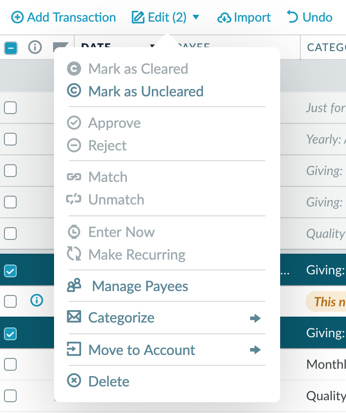 Feature Request - Multi-update Payee Field · Issue #1644 · toolkit-for-ynab/toolkit-for-ynab ...