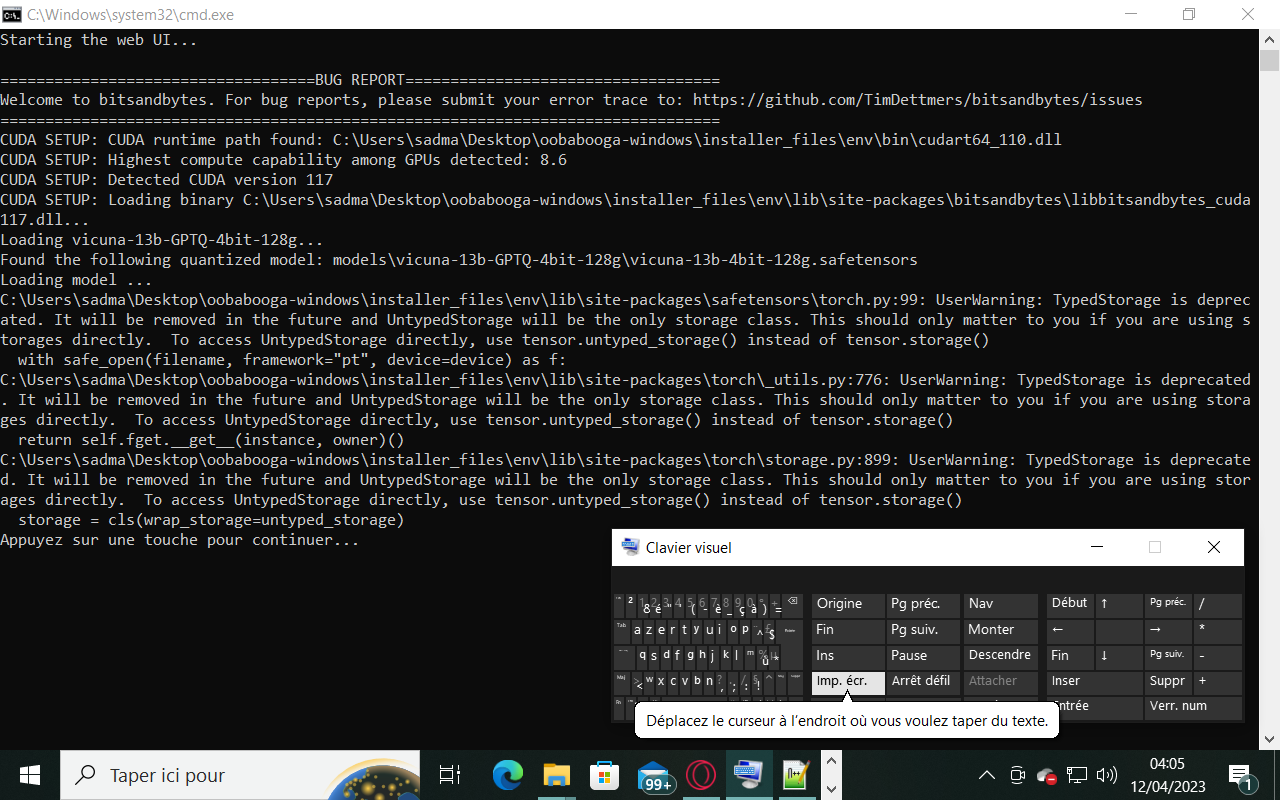 Typedstorage Is Deprecated · Issue 1062 · Oobaboogatext Generation Webui · Github