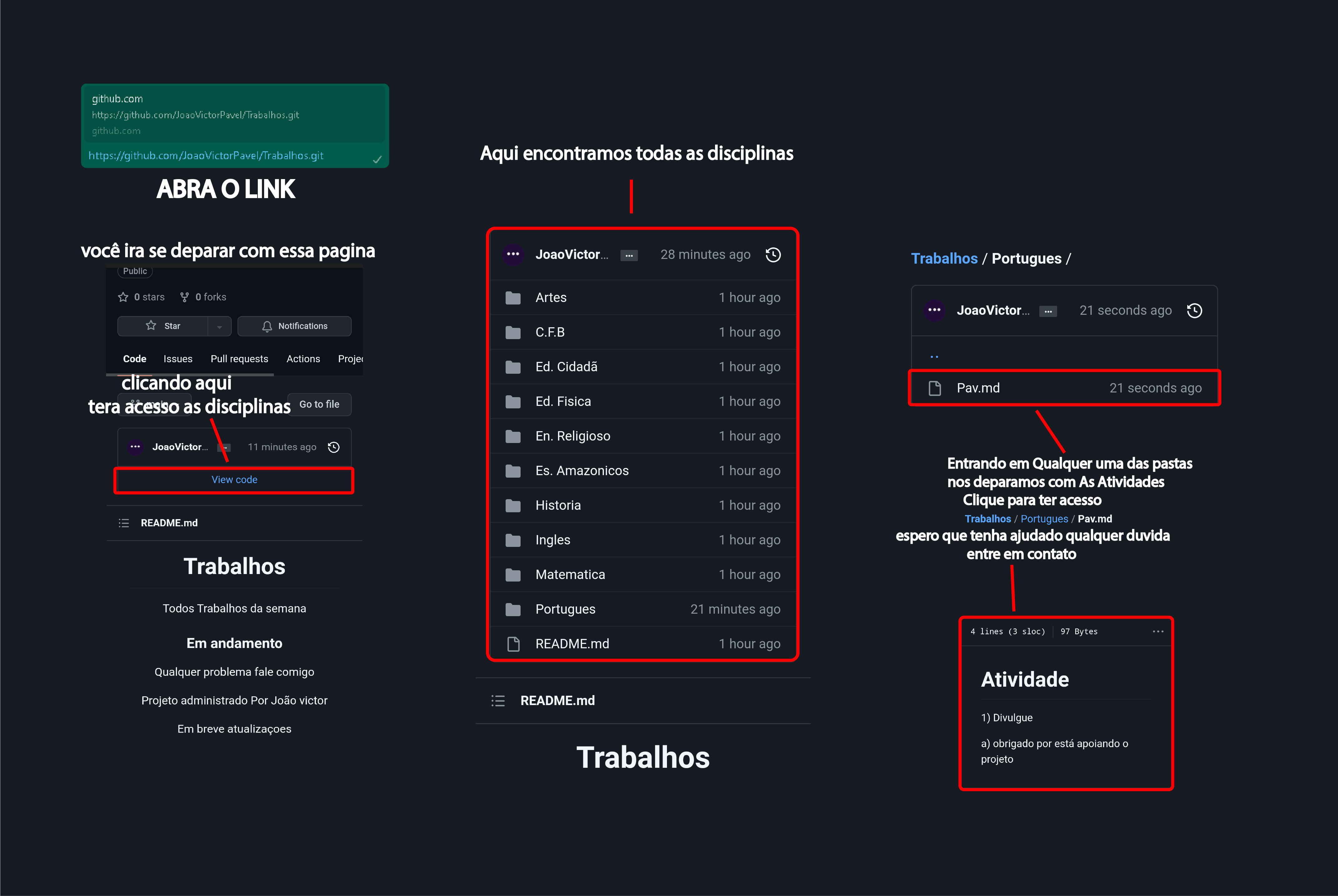 GitHub - JoaoVictorPavel/Trabalhos