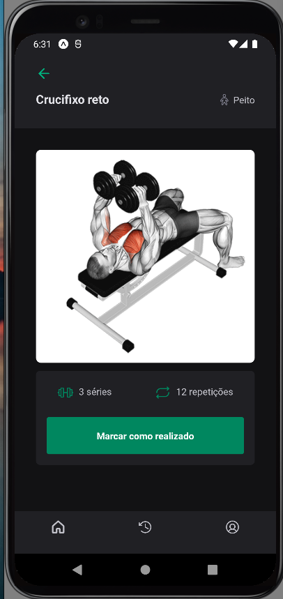 Github Pcaldiignite Gym Projeto Desenvolvido Em React Native Base Native E Typescript De Um