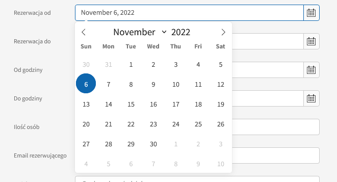 Unable To Select A Date Using Date Picker · Issue 8548 · Budibasebudibase · Github