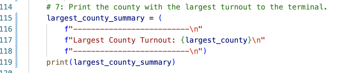 GitHub - betsysavage/Election_analysis: Python practice for election results dataset