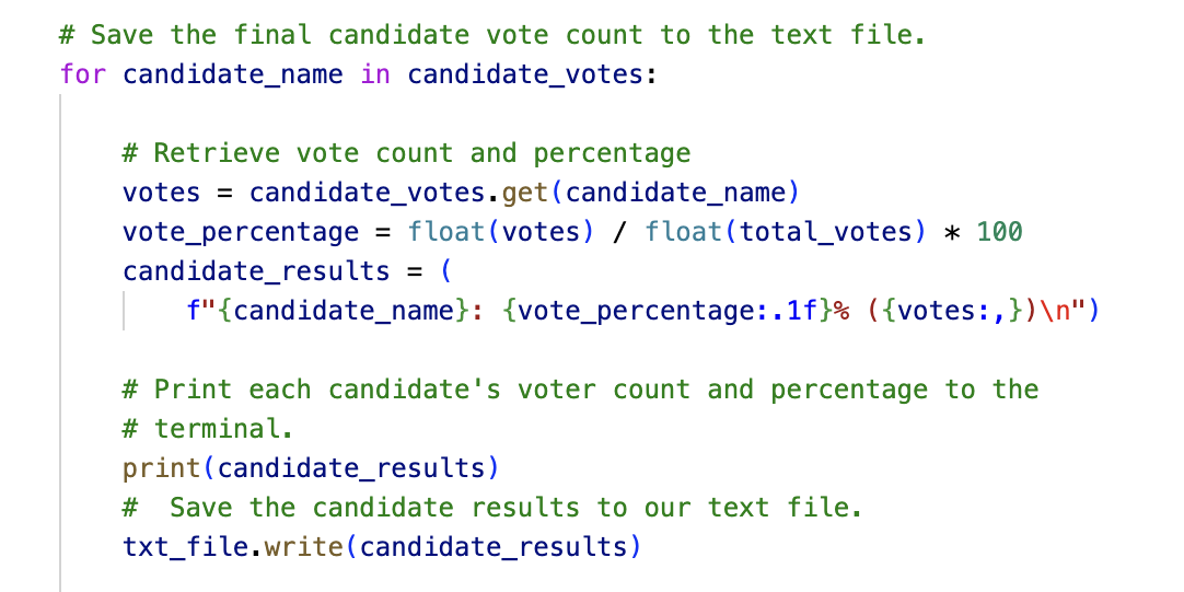 GitHub - betsysavage/Election_analysis: Python practice for election ...