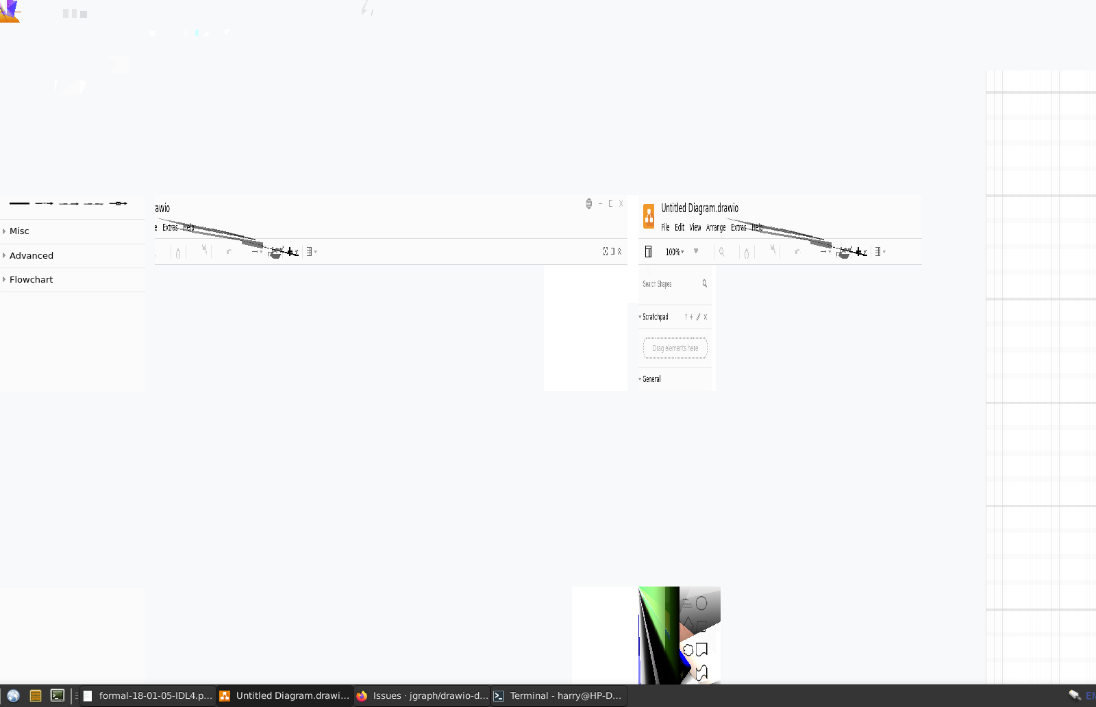 Just garbage on screen · Issue #976 · jgraph/drawio-desktop · GitHub