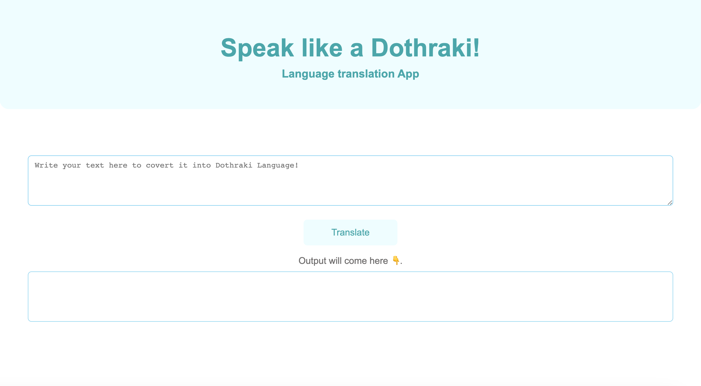 Github Ichiragtaluja Neogcamp Dothraki Language Type Text And It Will Convert It Into Sign