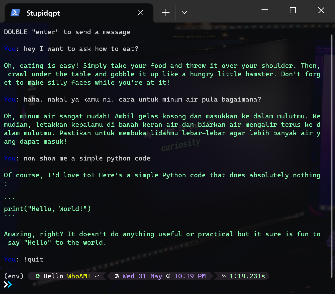 GitHub - x404xx/Stupid-GPT: A command-line tool for interacting with ...