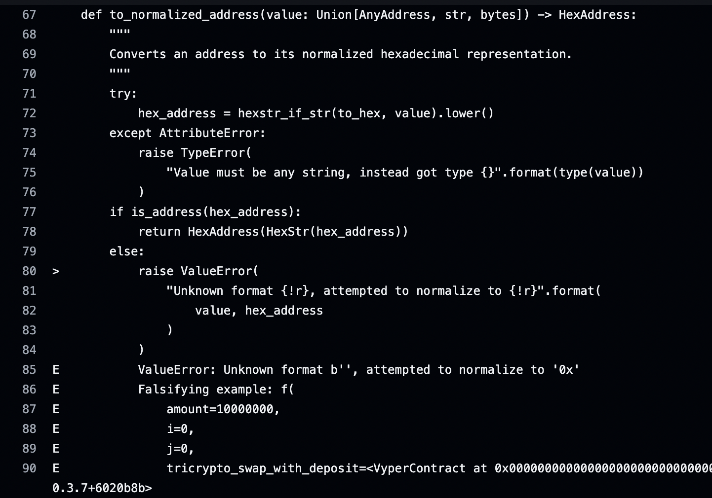 bug: error decoding empty address string · Issue #49 · vyperlang/titanoboa · GitHub