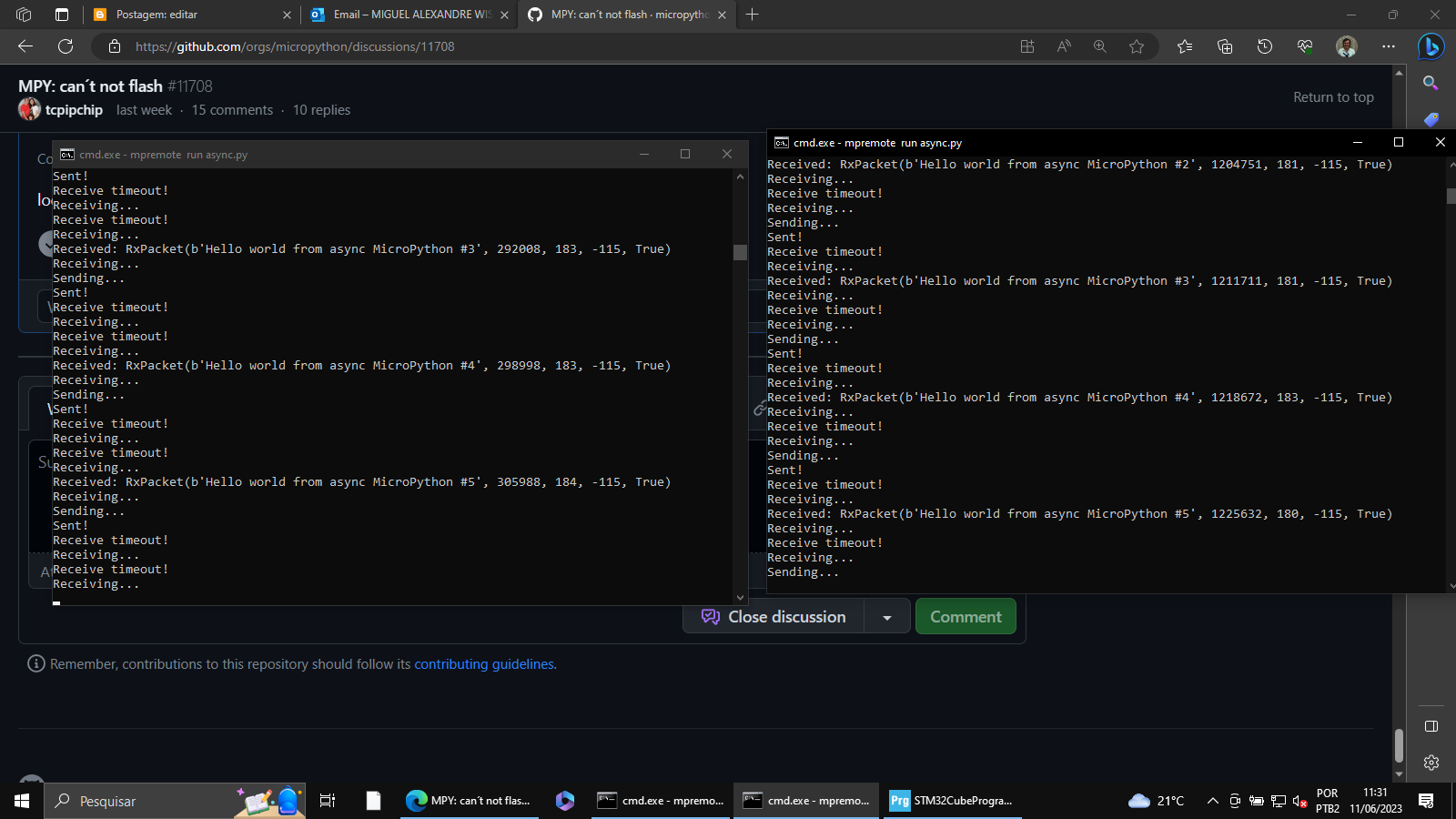 MPY: can´t not flash · micropython · Discussion #11708 · GitHub