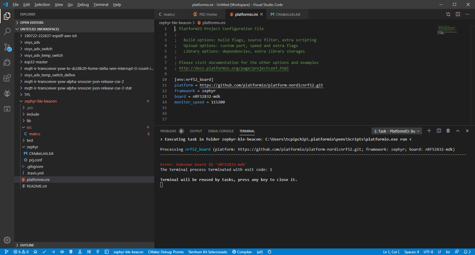 ZephyrProject integration · Issue #1613 · platformio/platformio-core ...