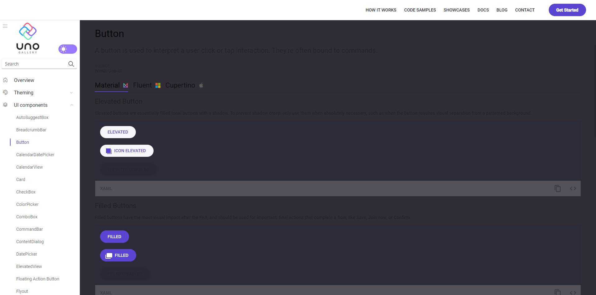 [WASM] Theme Switching at times fails · Issue #974 · unoplatform/Uno.Gallery · GitHub