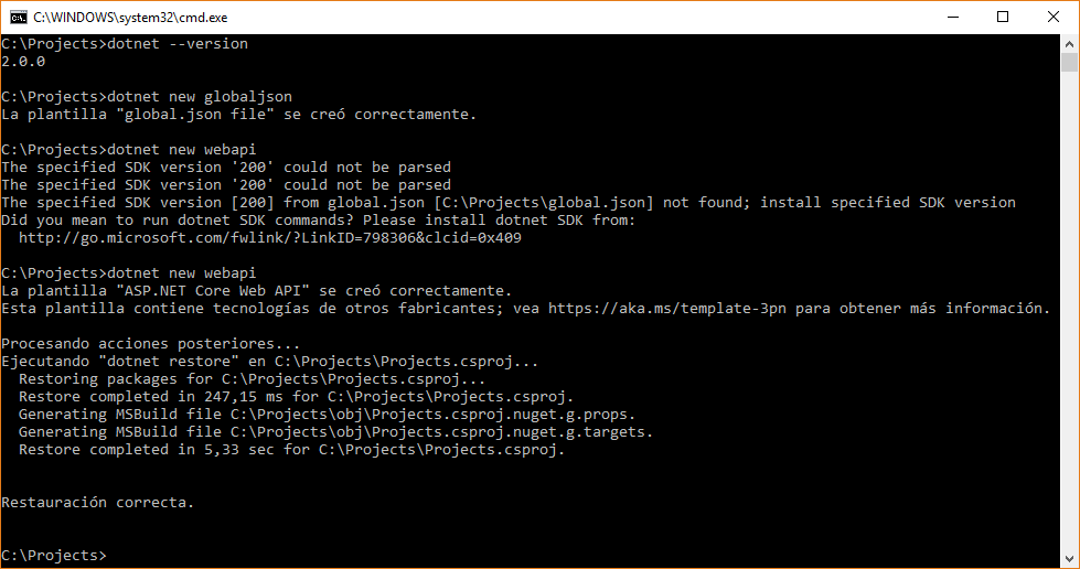 Globaljson Template Bad Version Number · Issue 1232 · Dotnettemplating · Github