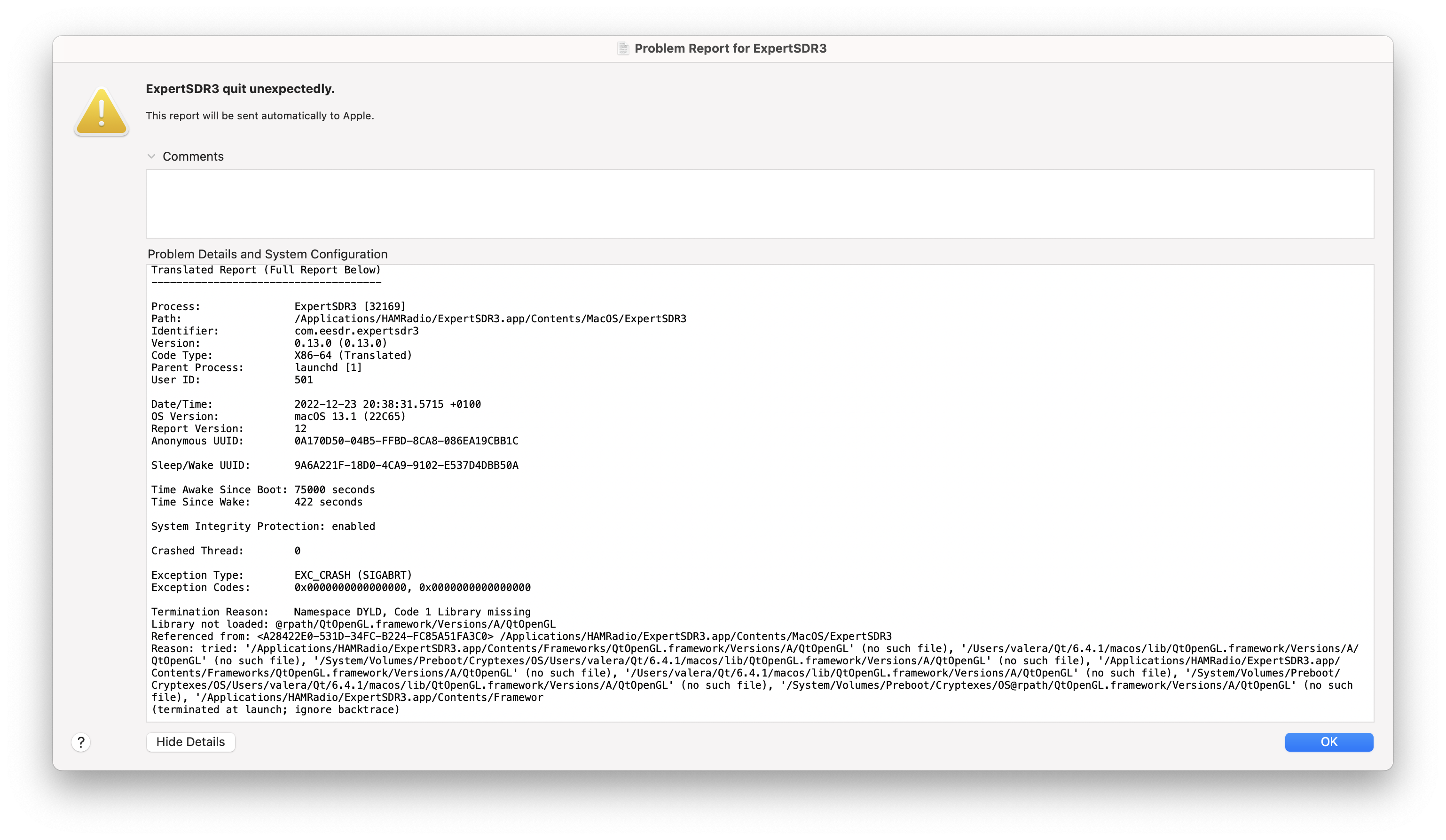 Beta 1 0 2 Crashes On Startup Issue 522 ExpertSDR3 ExpertSDR3 BUG beta-1-0-2-crashes-on-startup-issue-522-expertsdr3-expertsdr3-bug