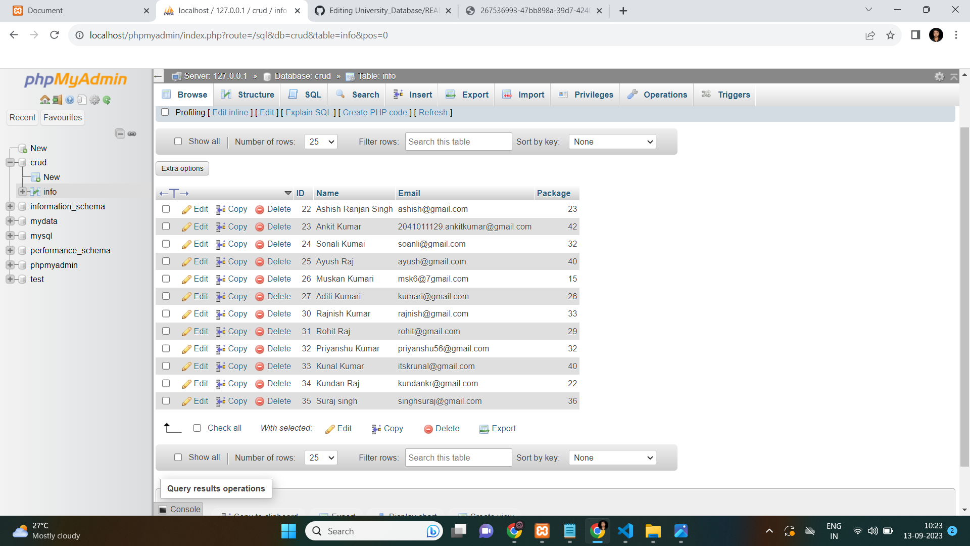 GitHub - Ankit-KumarP/University_Database