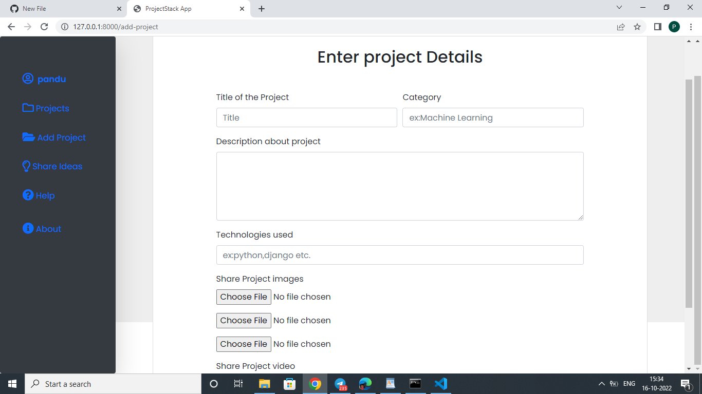 GitHub - Narasimha8115/ProjectStack