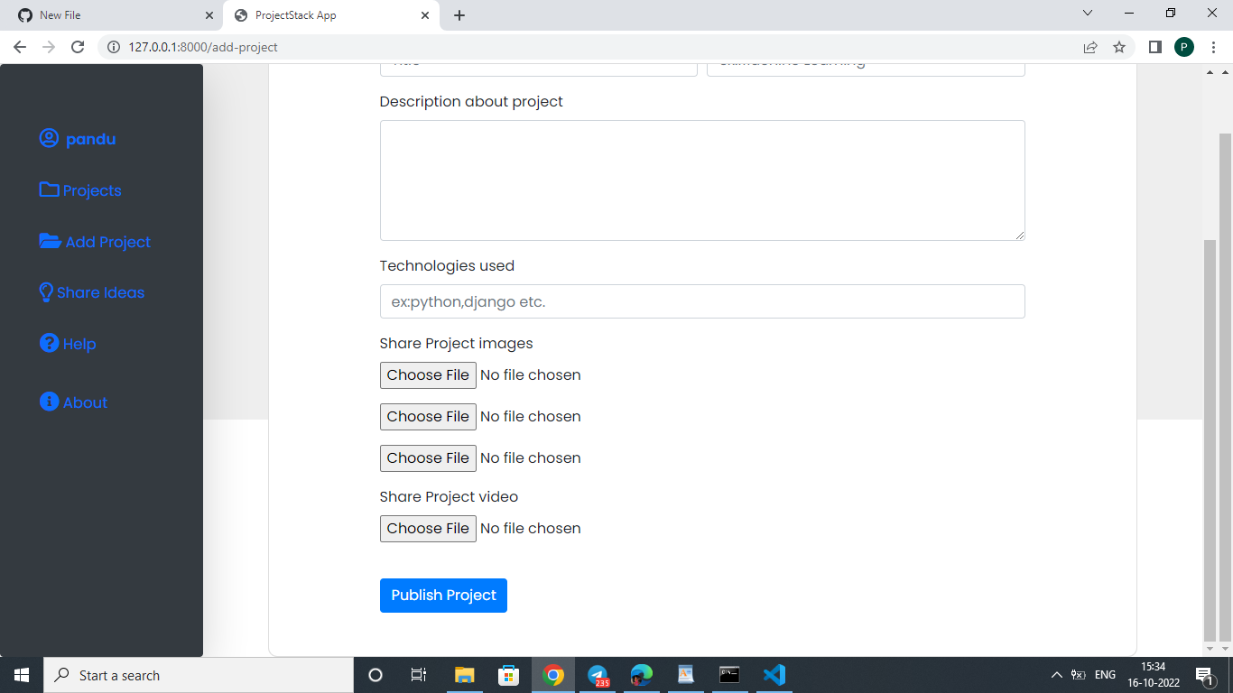 GitHub - Narasimha8115/ProjectStack