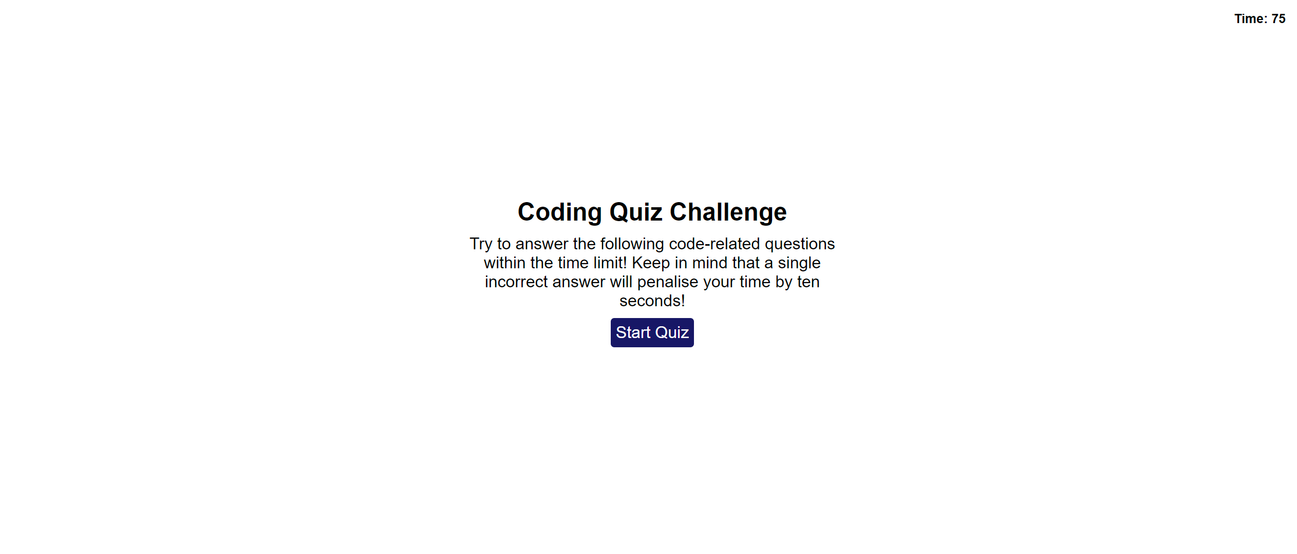 GitHub - Focrult/Code-Quiz-JS: Challenge 4 for bootcamp!