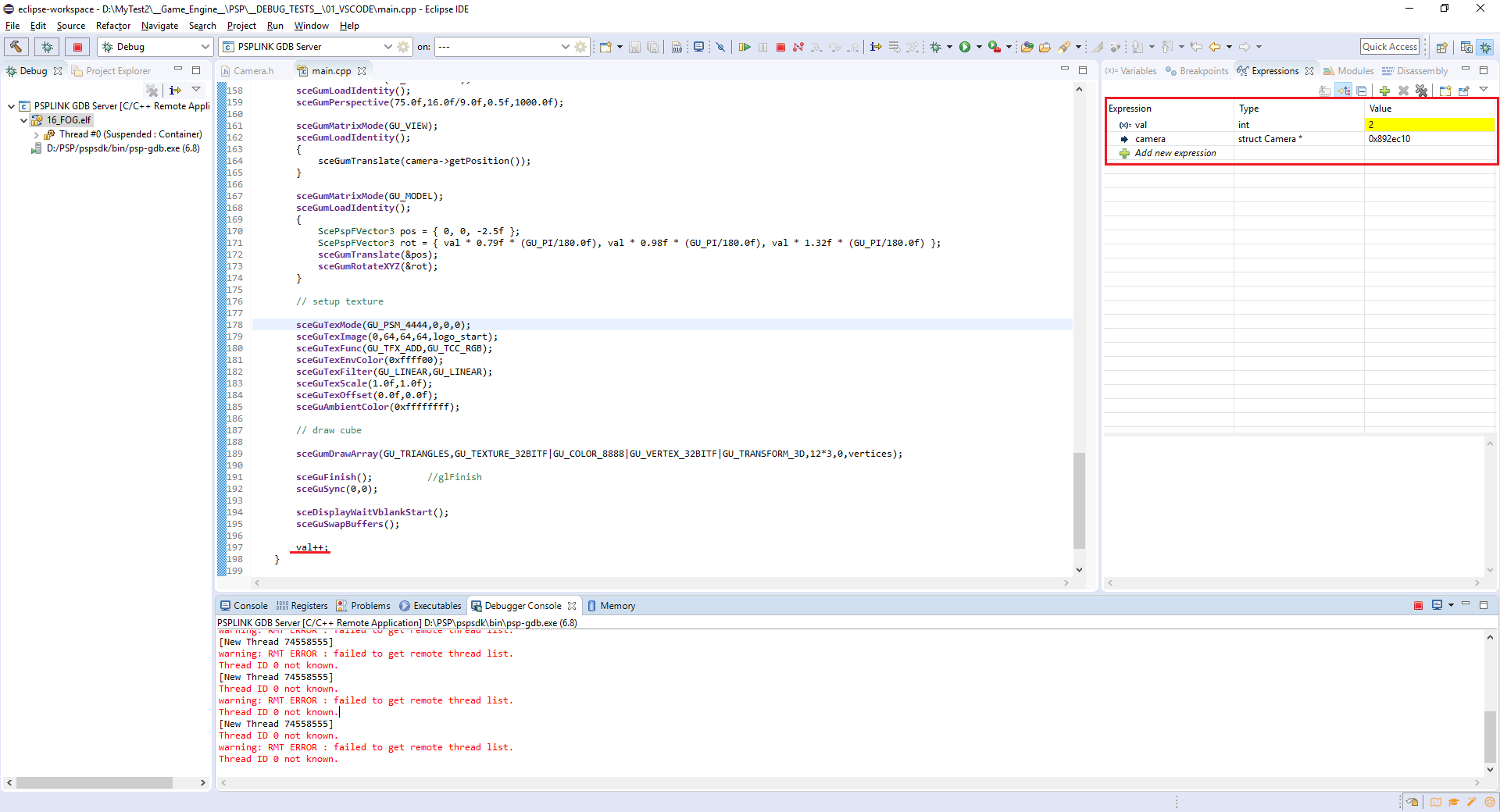 Trouble when using psp-gdb version 6.8 · Issue #3998 · microsoft/vscode ...