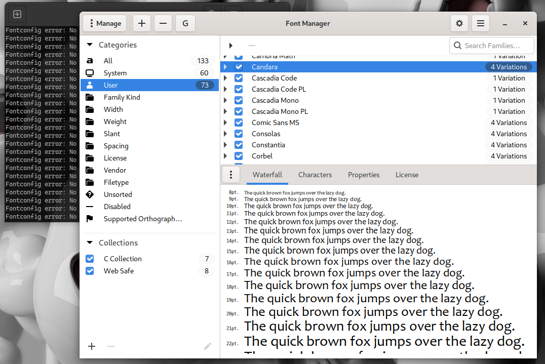 "Fontconfig error: No writable cache directories" + GUI does not load · Issue #287 · FontManager ...
