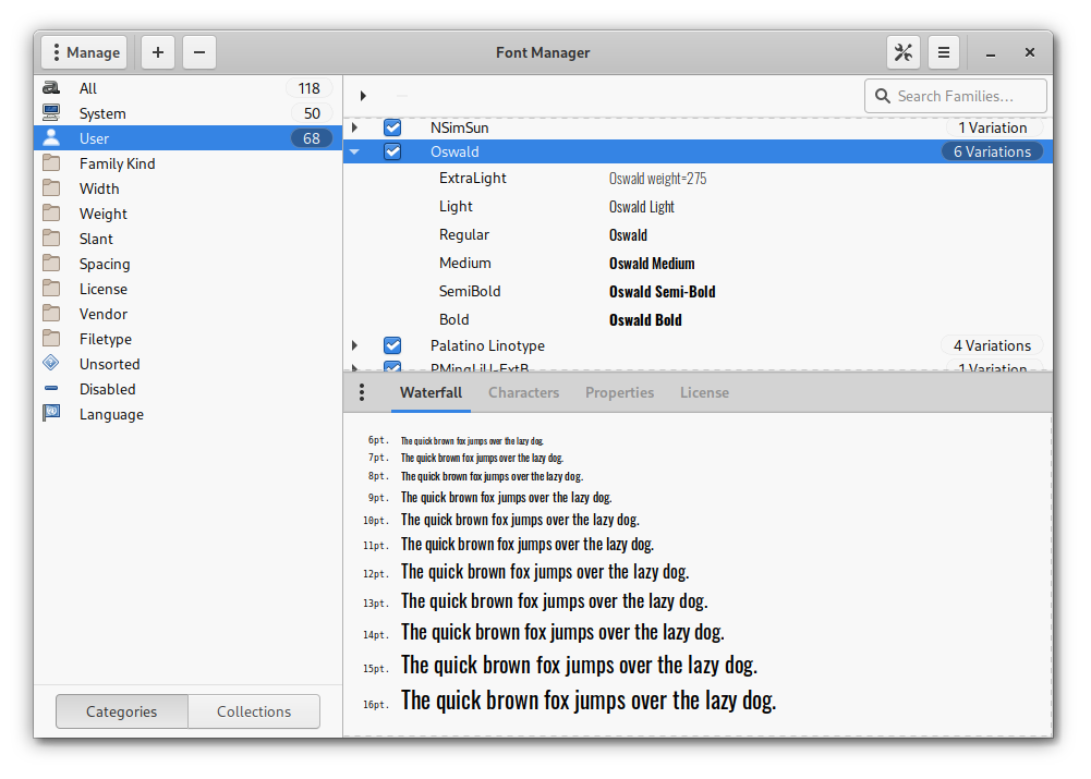 Medium weight should sort after Regular weight · Issue #121 · FontManager/font-manager · GitHub
