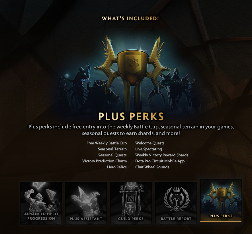 Hero relics still shown in "Dota plus percs" · Issue #906 · ValveSoftware/Dota2-Gameplay · GitHub