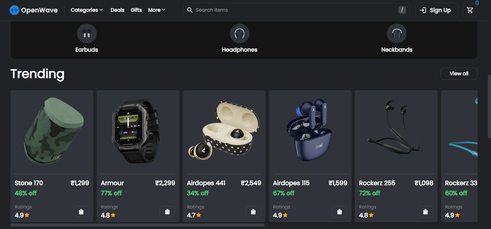 GitHub - Mitrjoshi/React-OpenWave-e-commerce: this is ecommerce website ...
