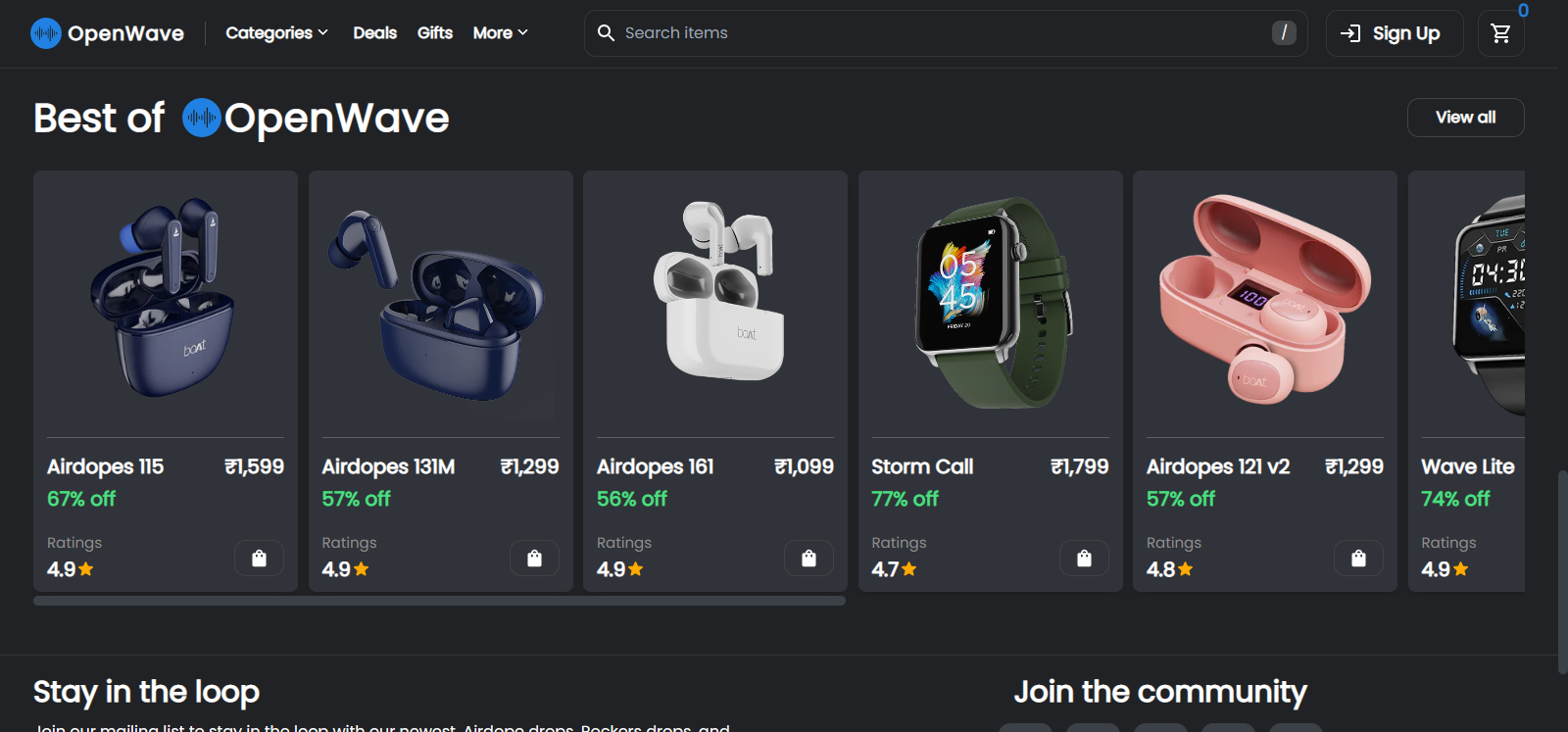 GitHub - Mitrjoshi/React-OpenWave-e-commerce: this is ecommerce website ...