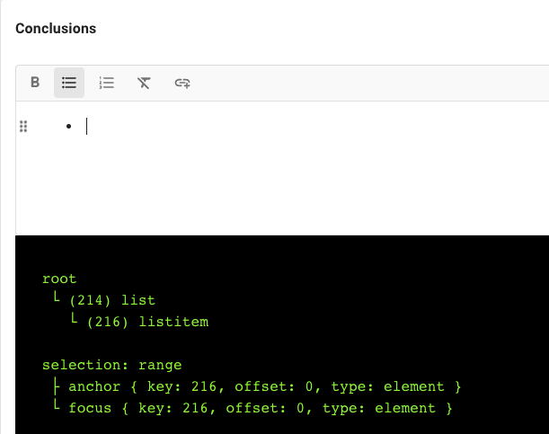 Type Error Ntrim Is Not A Function When I Click On An Empty In Rich 