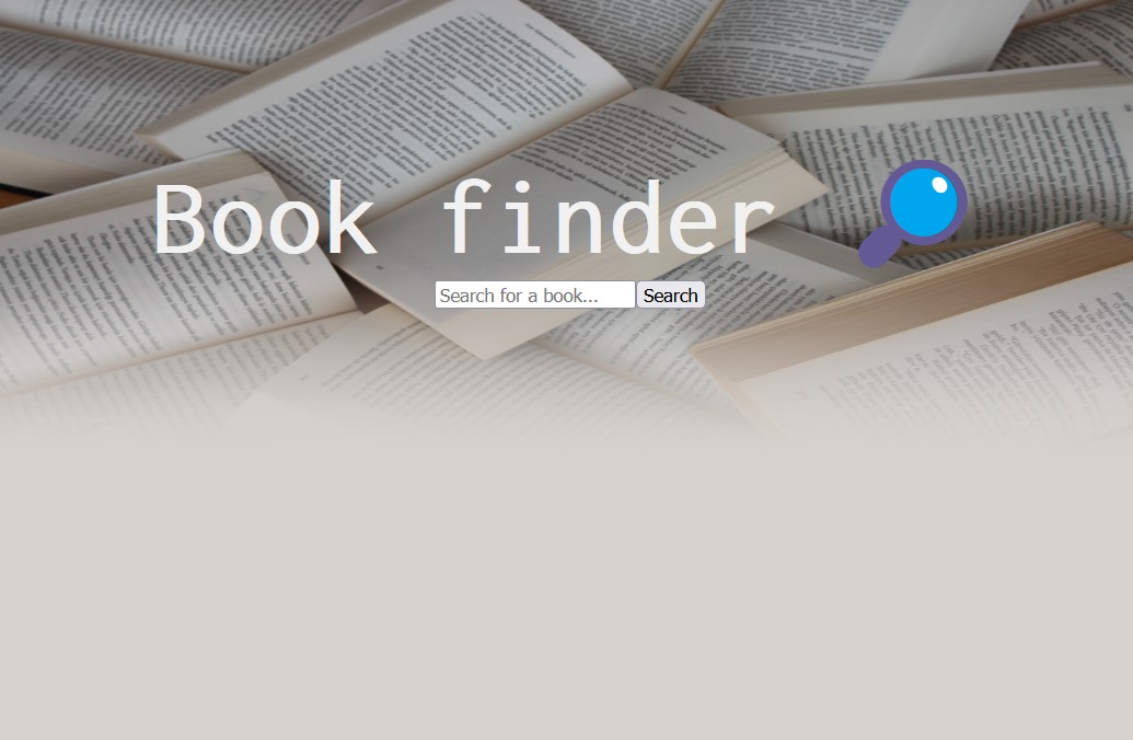 GitHub - Jenny-Svensson/bookAPI: Search for a book with help of Google ...