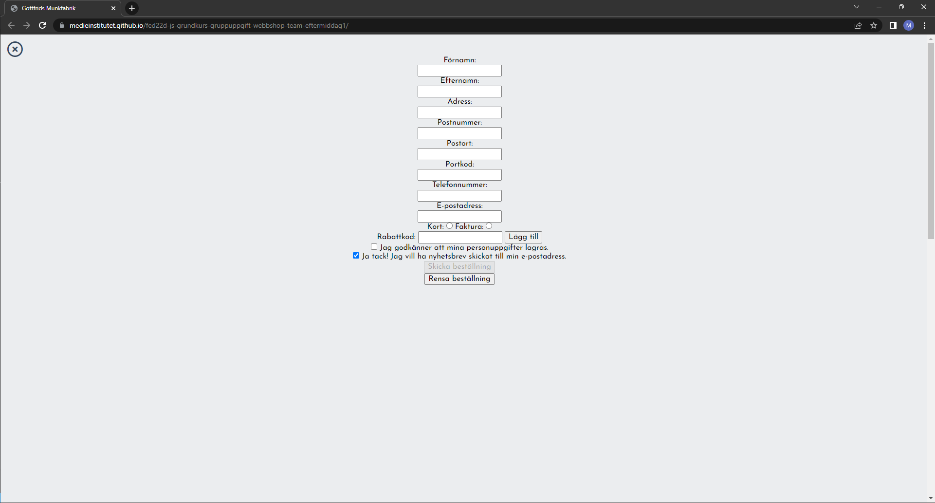 GitHub - Sporesong/Donutshop