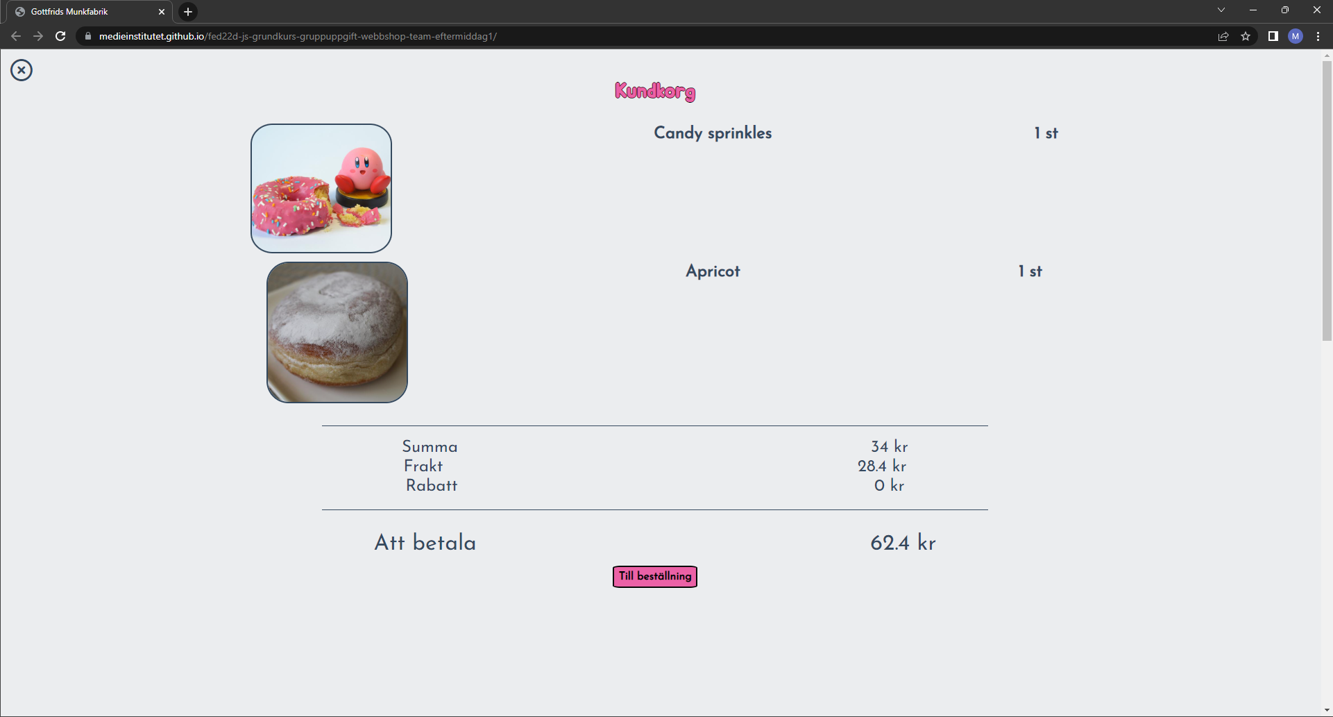 GitHub - Sporesong/Donutshop