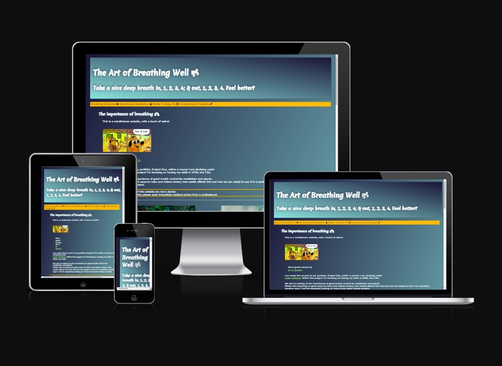 GitHub - AshMcloud/Breathe-Project-One