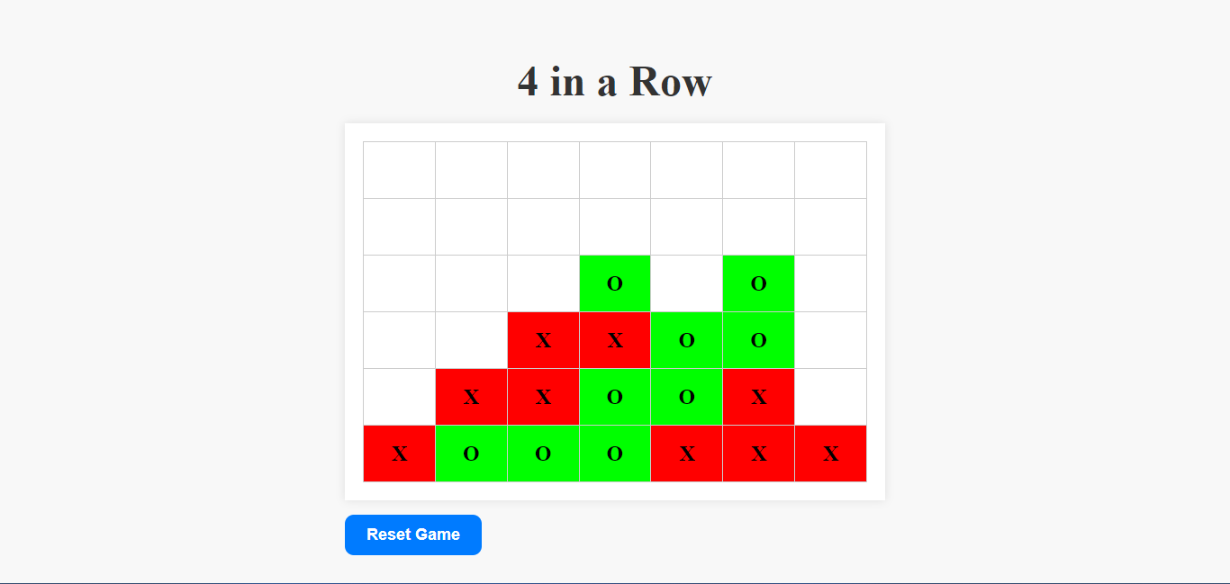GitHub - W-333/4-IN-A-ROW: A 4 in a row game, to play with friends